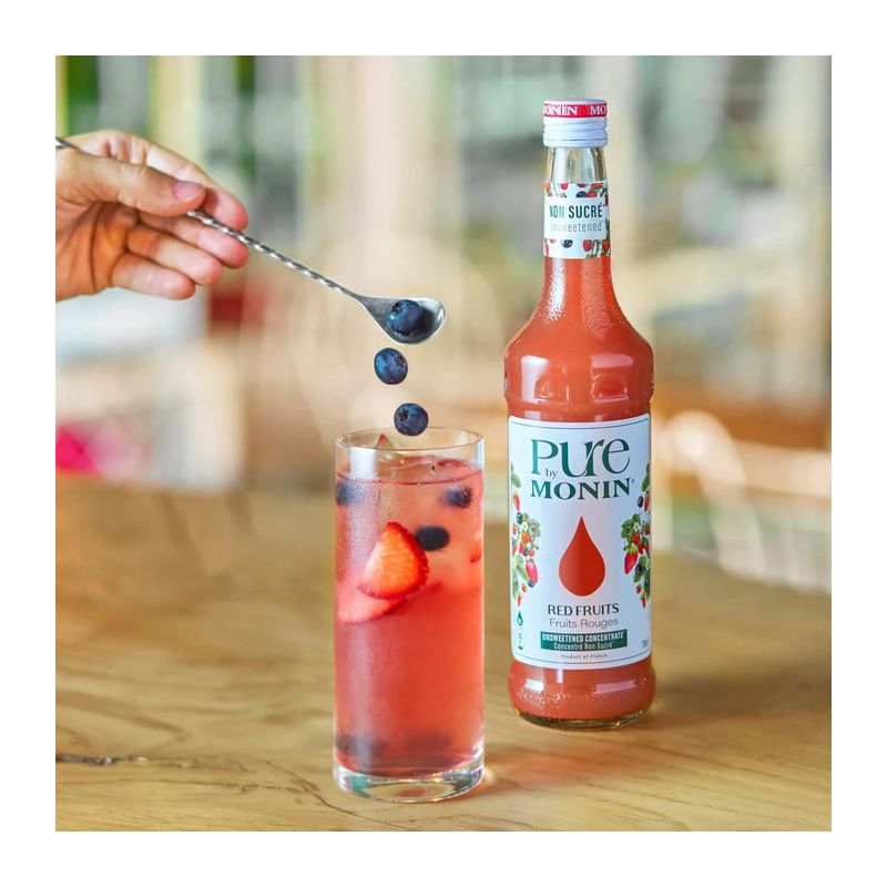 Boisson concentrée Fruits Rouges - 70 cl - Pure by Monin